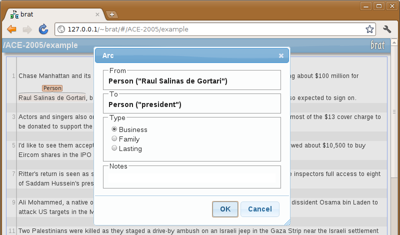 5 brat 使用手册 - 《brat 文本标注系统的官方文档中文翻译》 - 极客文档