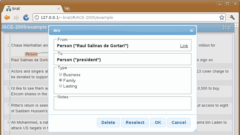 5 brat 使用手册 - 《brat 文本标注系统的官方文档中文翻译》 - 极客文档