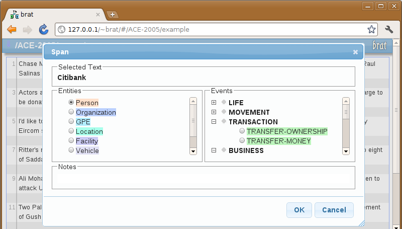 5 brat 使用手册 - 《brat 文本标注系统的官方文档中文翻译》 - 极客文档