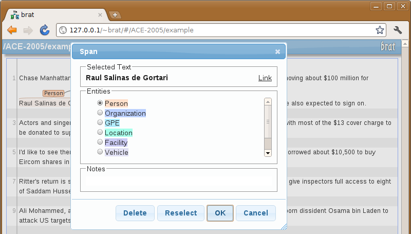 5 brat 使用手册 - 《brat 文本标注系统的官方文档中文翻译》 - 极客文档