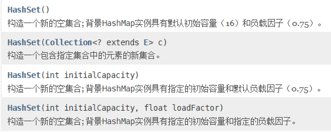 Set - HashSet - 《Java 知识点》 - 极客文档