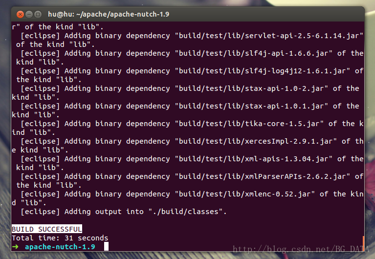 Nutch教程——导入Nutch工程，执行完整爬取 - 《nutch 中文文档帮助手册教程》 - 极客文档